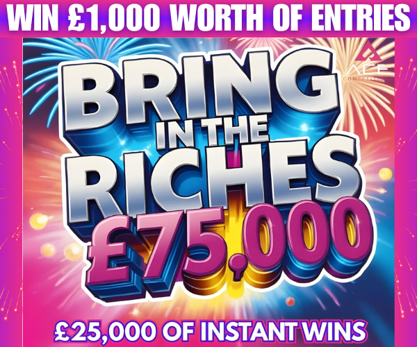 ⭐️ WIN £1000 OF ENTRIES INTO THE MAIN DRAW. BRING IN THE RICHES ⭐️ ...